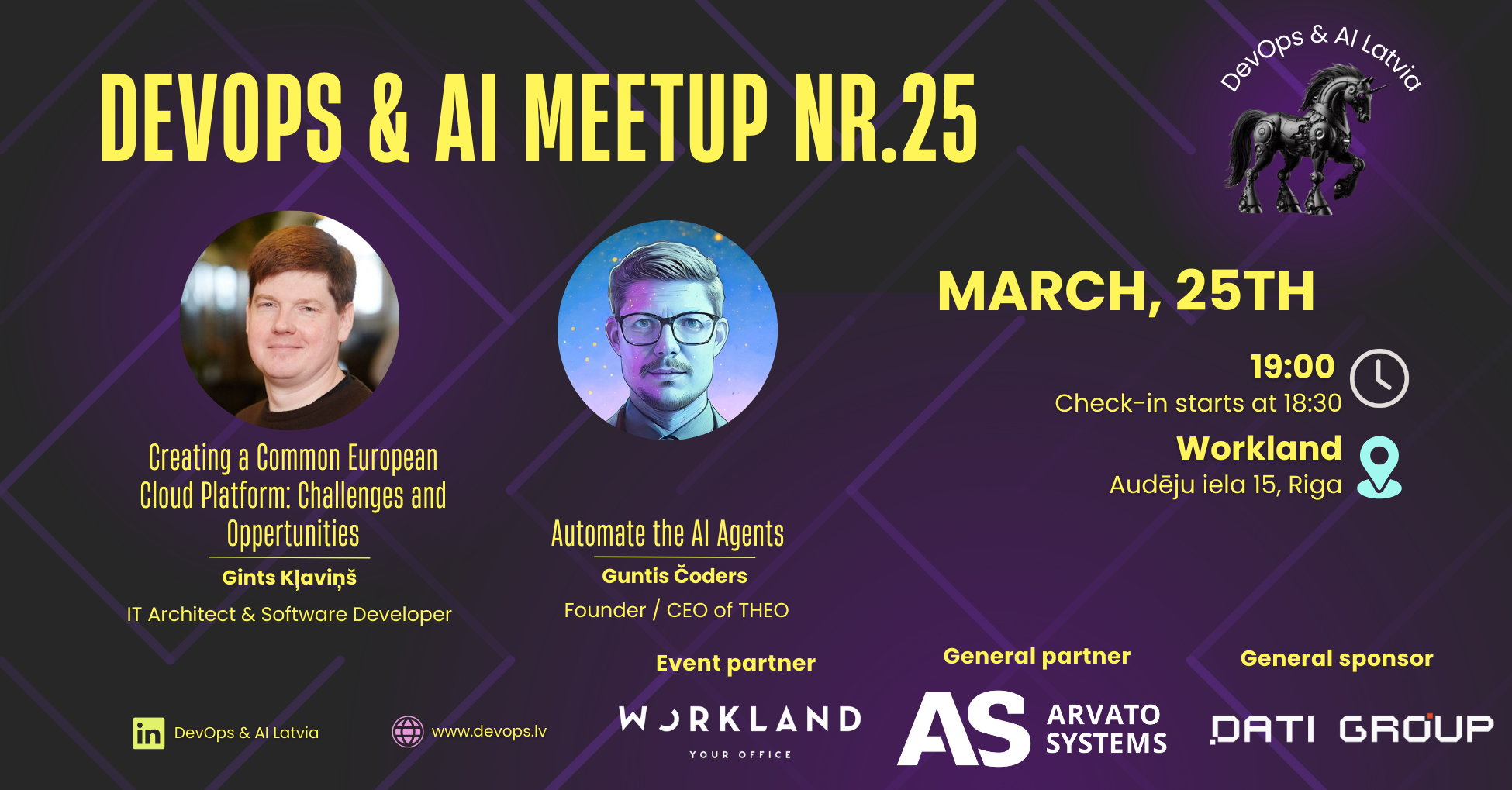 25th DevOps & AI Latvia meetup on Mar 25th | DevOps.lv